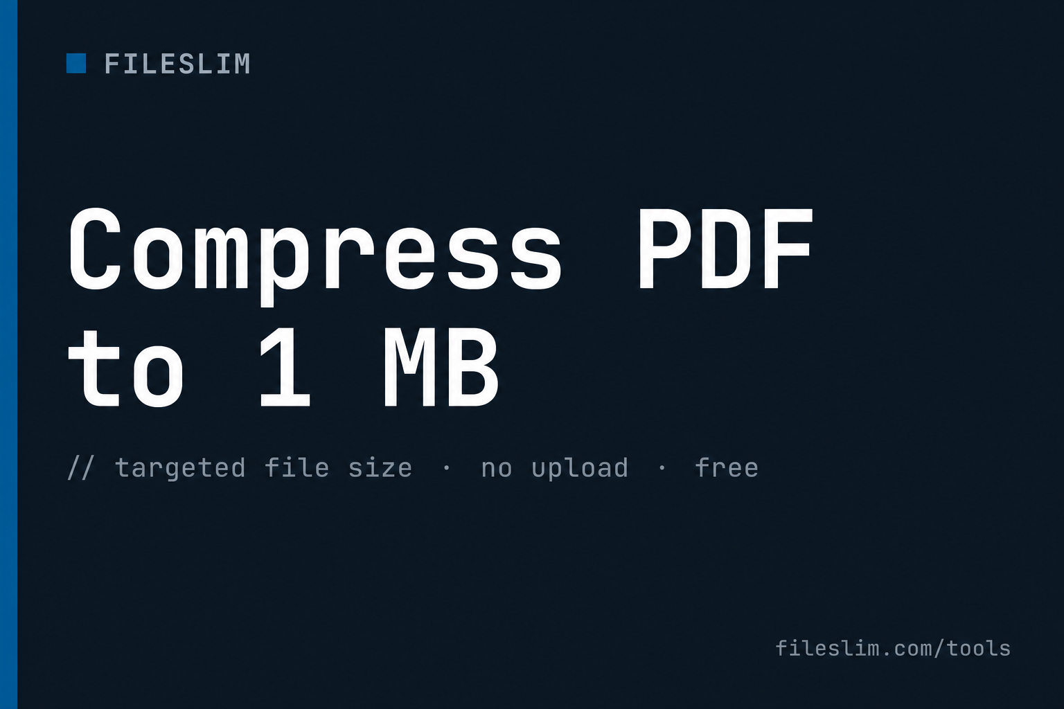 Compress PDF To 1MB Free No Upload 2026 Compress PDF To 1MB Free No Upload 2026